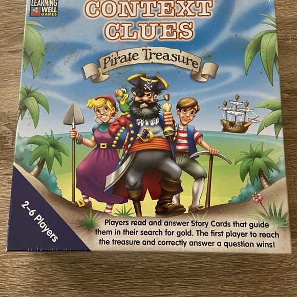 Toys | Learning Well Games Context Clues Game Pirate Treasure 26 ...